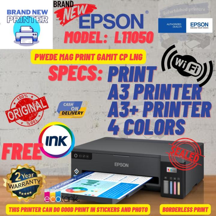 Epson Ecotank L11050 The Successor model of L1300 is the worlds first 4 ...