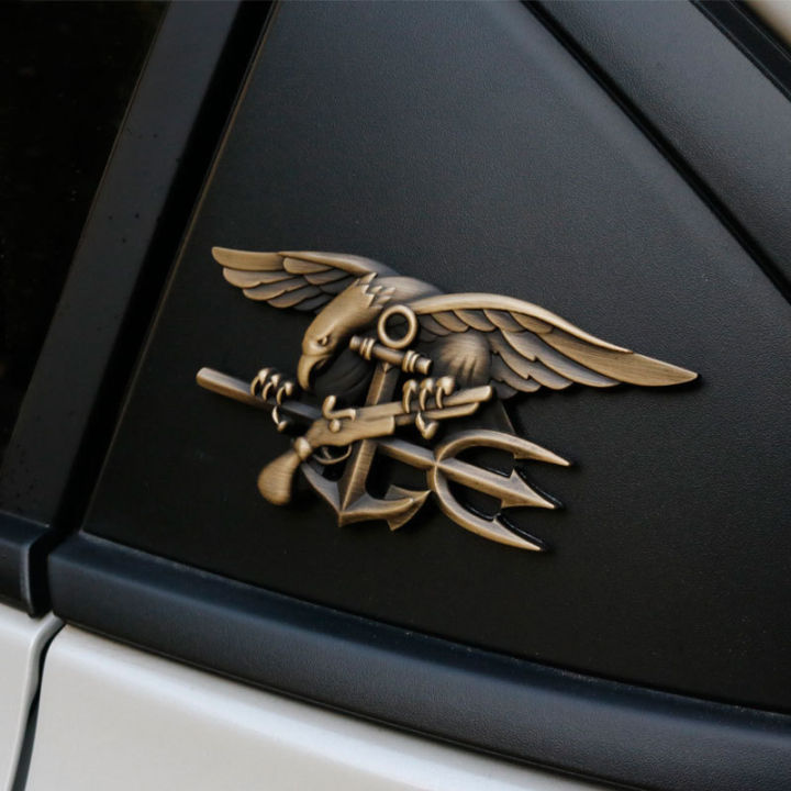 AD| US NAVY SEALs Ho Car Emblem Auto 3D Metal Sticker Hawk Military ...