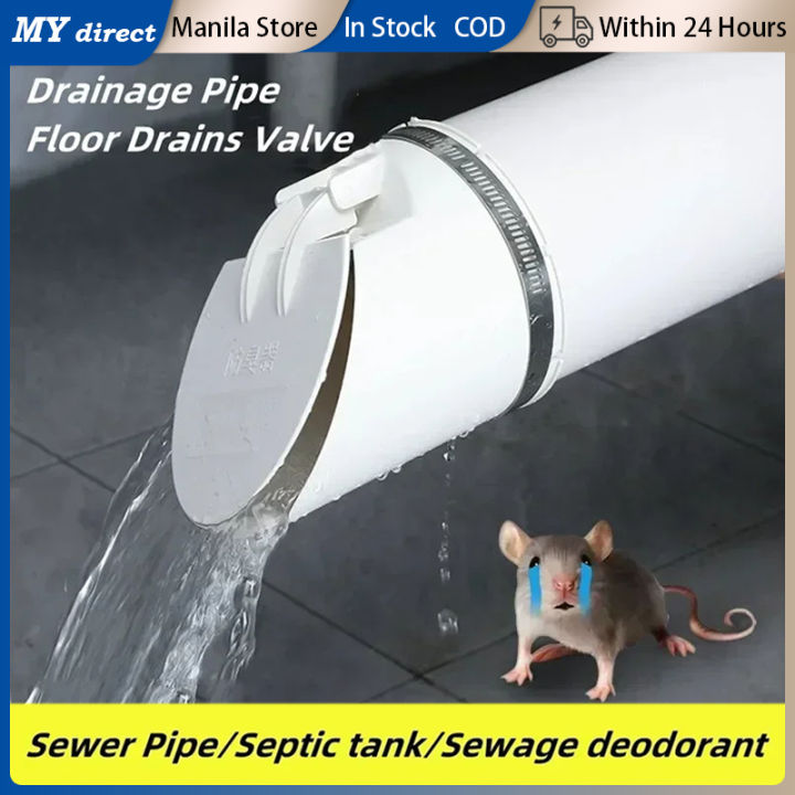 50mm Drainage Pipe Floor Drains 50mm PVC Sewer Drains Pipe Anti Odor ...