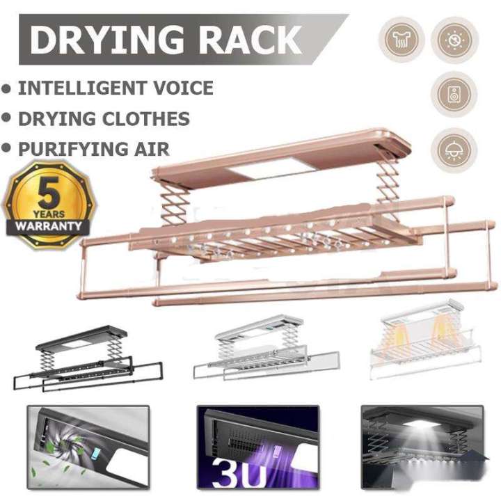 Automated Laundry Rack 5 Years Warranty Smart Laundry System +standard ...