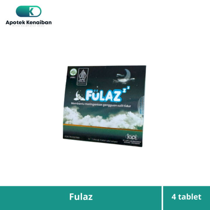 FULAZ STRIP 4 TABLET / MENGATASI GANGGUAN SULIT TIDUR | Lazada Indonesia