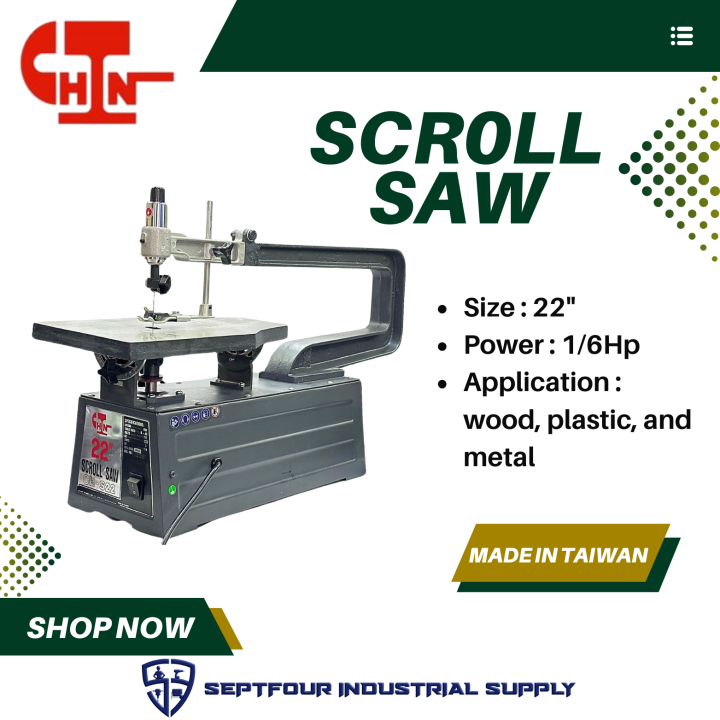 Chin 22" Scroll Saw Machine CH-S22 (Made in Taiwan) | Lazada PH