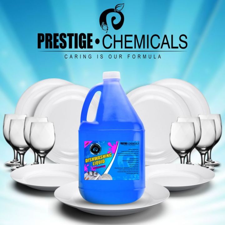 Prestige Dishwashing Liquid Bubblegum BABY Scent 1 Gallon and 1 LITER ...