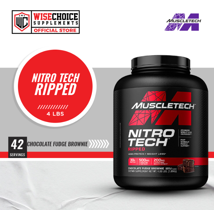 Muscletech Nitrotech Ripped 4 lbs Protein | Lazada PH