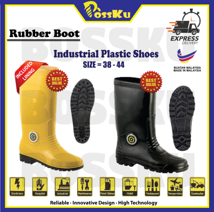 Rubber Boot (Industrial Plastic Shoes) - M7000(Y) & M6000(B) - 100% ...