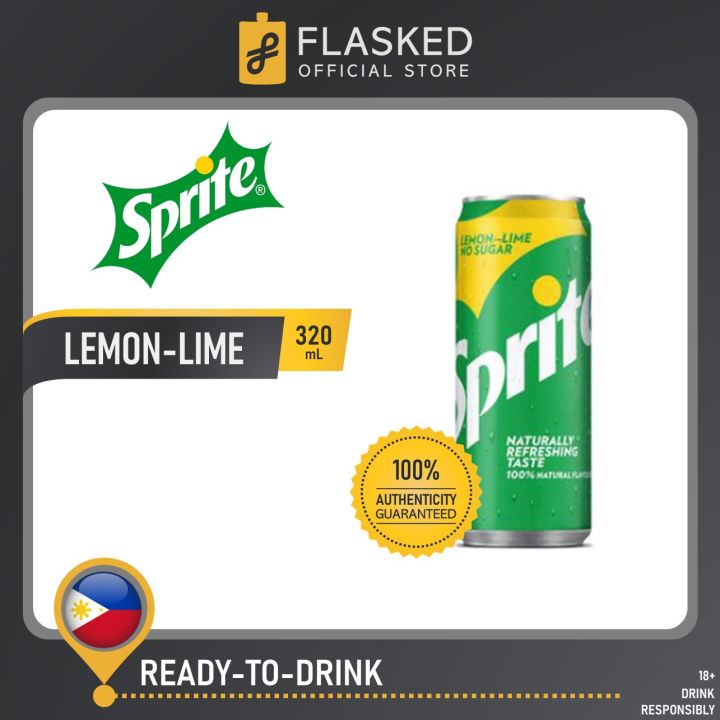 Sprite Can 320mL Expiration Date: APRIL 2025 | Lazada PH