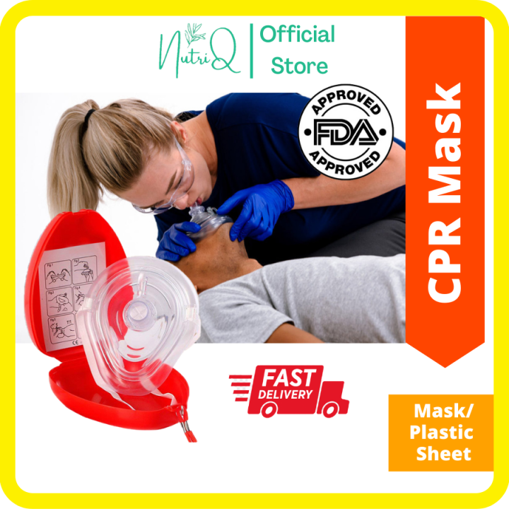 CPR Mask Face Shield First Aid Emergency Rescue Mouth Breathing ...