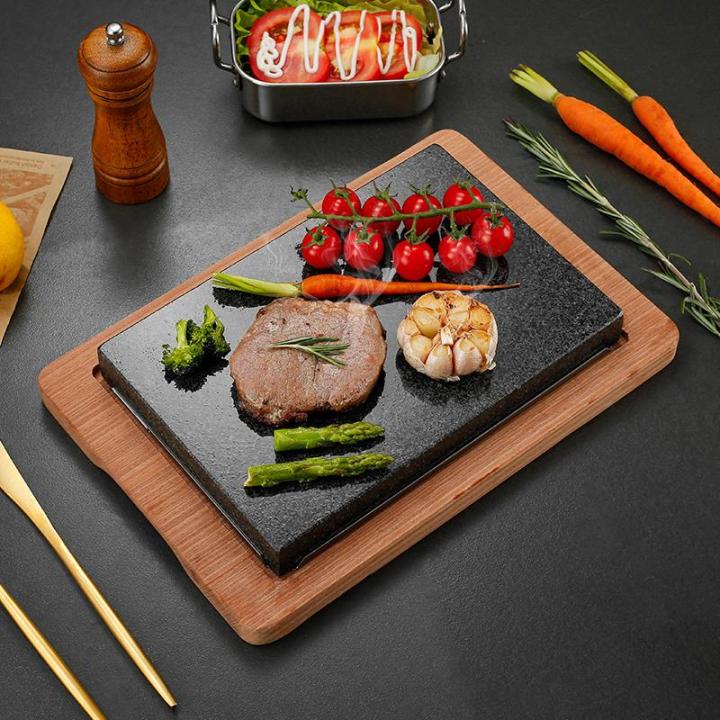 Shabili Tomahawk Steak Slate Roast Plate Stone Barbecue Pot Steak ...