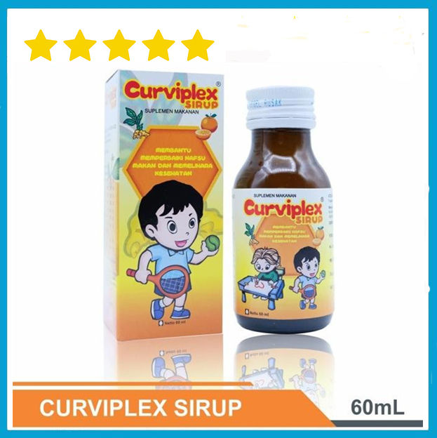 Curviplex Sirup 60 ml Vitamin Anak Murah Yang Bagus Untuk Meningkatkan ...