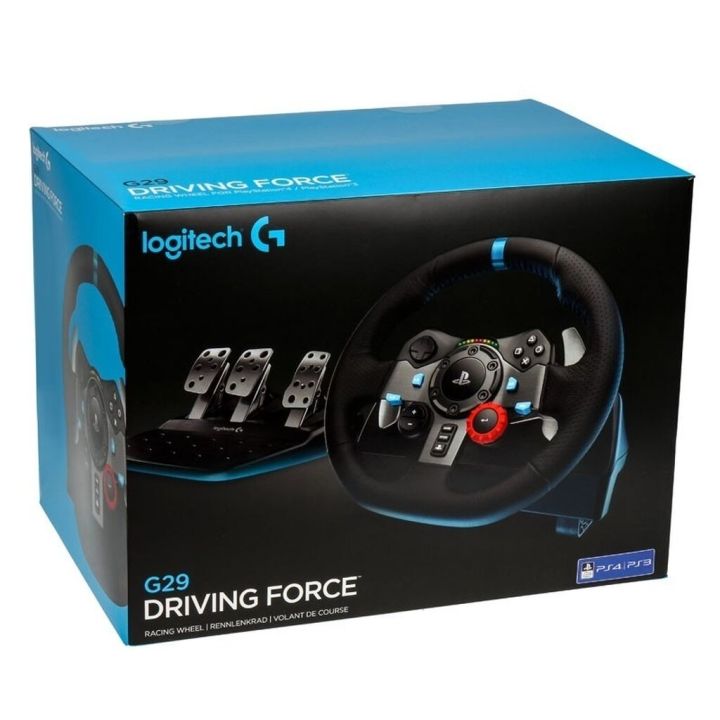 LOGITECH G29 DRIVING FORCE RACING WHEEL FOR PC, PS5, PS4 & PS3 LOCAL ...