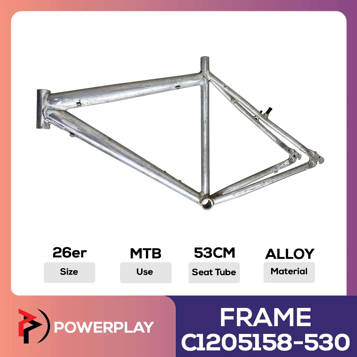 Bicycle Frame MTB #26 Alloy | M-13 C1205158-530 | FRAME #13 With Drop ...