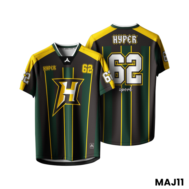 (HARGA BORONG) NFL SUBLIMATION JERSEY UNISEX T-SHIRT DESIGN LAKER (BAJU ...