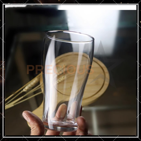 PRECIOUS STAR [6PCS] 400ML or 290ML Transparent High Glass Juice Cup ...