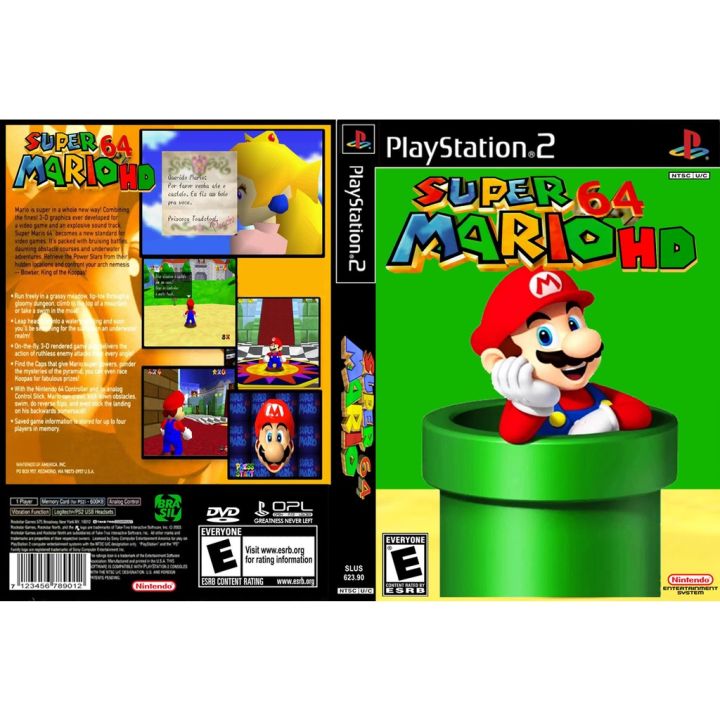 แผ่นเกมส์ PS2 Super Mario 64 คุณภาพ ส่งไว | Lazada.co.th