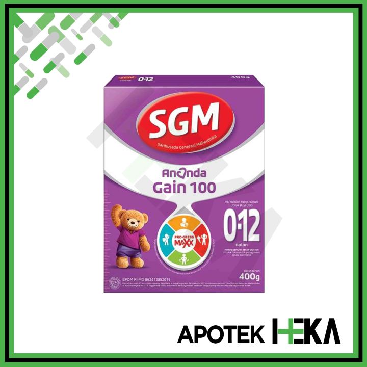 SGM Ananda Gain 100 400 g - Susu Berisiko Gagal Tumbuh 0-12 Bulan | Lazada Indonesia