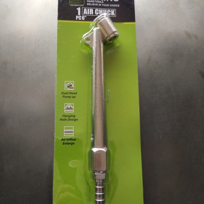 TEKIRO AIR CHUCK 6 INCH ALAT PENGISI ANGIN POMPA BAN TIRE AU-AC0984 ...