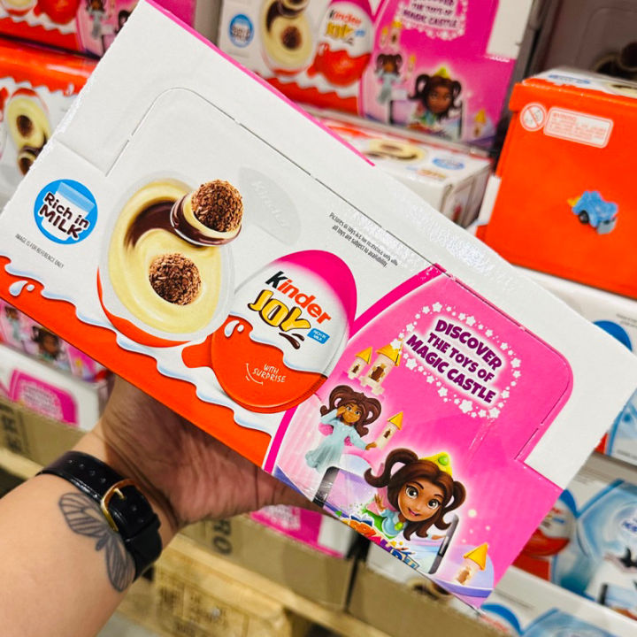 Kinder Joy Chocolate Egg 8pcs 160g (Surprise Toy), Zaini Paw Patrol ...