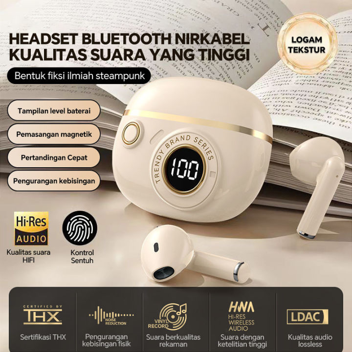 TWS J08C True Wireless Bluetooth Earphone Tampilan LED earphone ...
