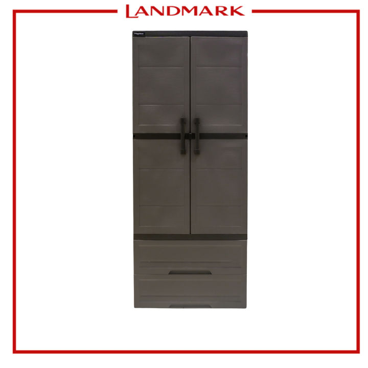 Megabox Wardorbe Cabinet with 2 Drawers 72.40 x 46.36 x 172cm (MG-186 ...