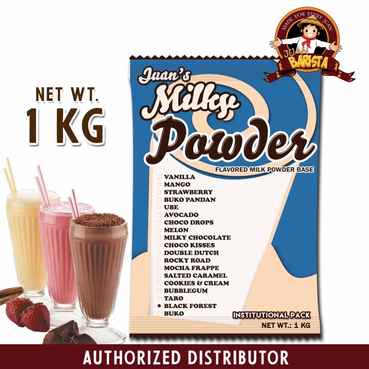 Juan Barista Milky Powder for Flavored Milk Shake, Milk Tea and ...