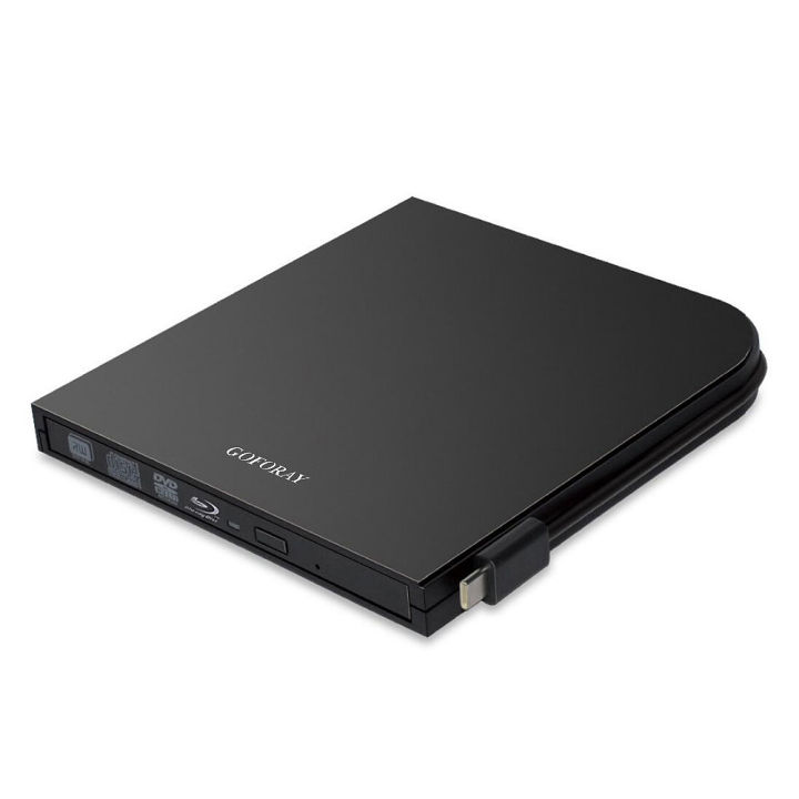 USB 3.0 Type-C Blu-Ray Drive External DVD Recorder BD-RE CD/DVD RW ...