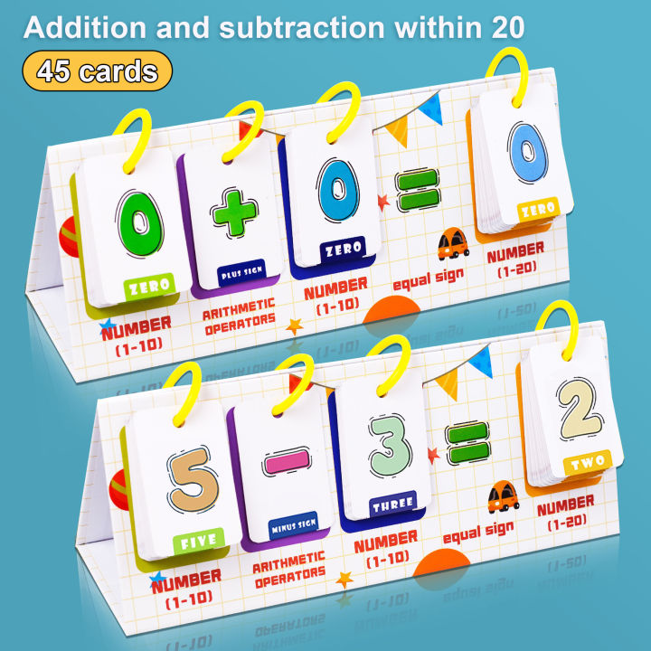 Math Flash Cards Builder Desktop Flip Chart for Addition and ...