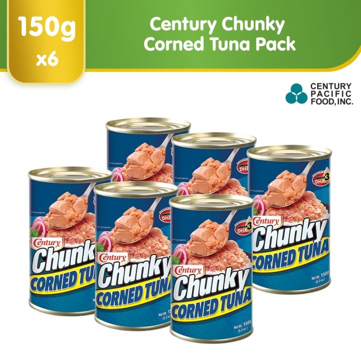 Century Chunky Corned Tuna 150g x6 | Lazada PH