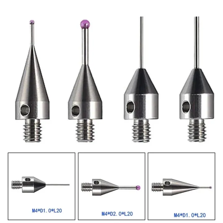 M4 CMM Probe Tip S2010 S2010 H2010 H2020 Red Jewel เข็ม CMM Stylus Red ...