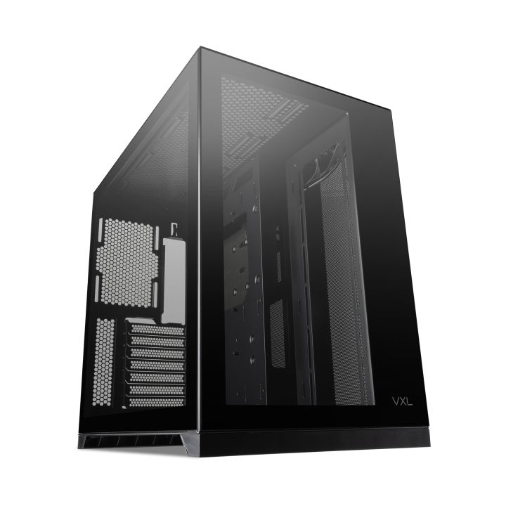 Tecware VXL TG Dual Chamber ATX Case - Black & White | Lazada Singapore