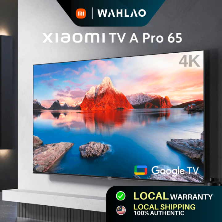Xiaomi Smart TV A Pro 65" | EA65 | A 65" Android TV 4K UHD 2160P | Lazada
