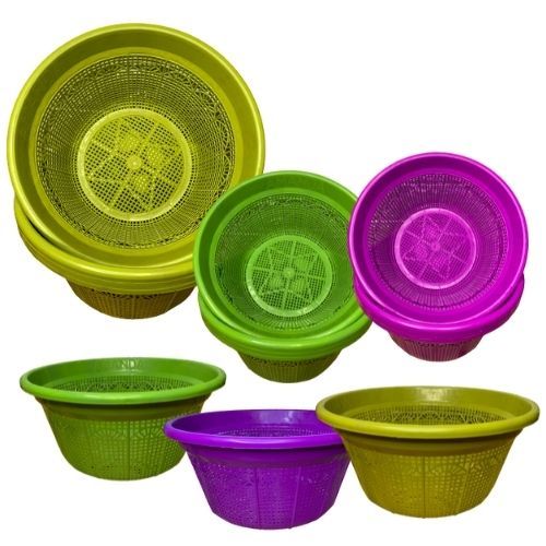 4 Pcs - Wakul Keranjang Bulat Sayur / Buah / Nasi / Hajatan / 25 x 12 ...
