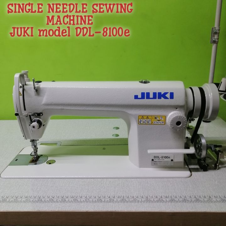 MACHINE/JUKI MODEL DDL-8100e SINGLE NEEDLE INDUSTRIAL SEWING MACHINE ...