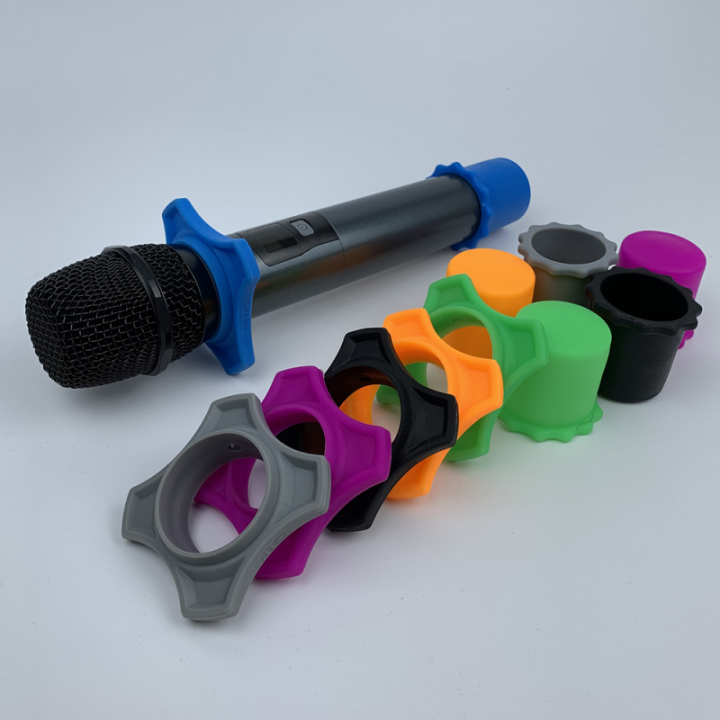 3PCS Set Karaoke Microphone Pop Filter Anti-Rolling Ring Protection ...