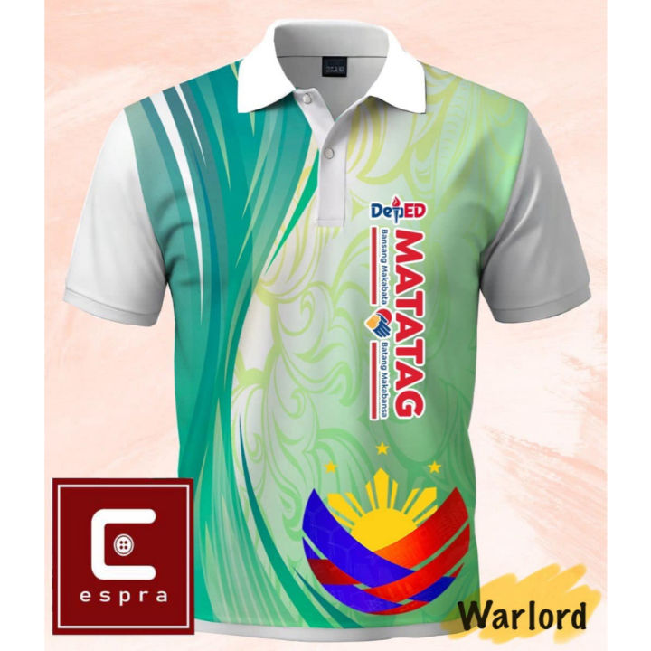 DepEd Matatag Fiesta Collection Polo Shirt UNIFORM FULL SUBLIMATION ...
