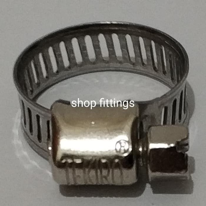 TEKIRO 1682 Klem Selang Klam 3/4" Clam Cincin Clem Air Hose Clamp 19mm ...