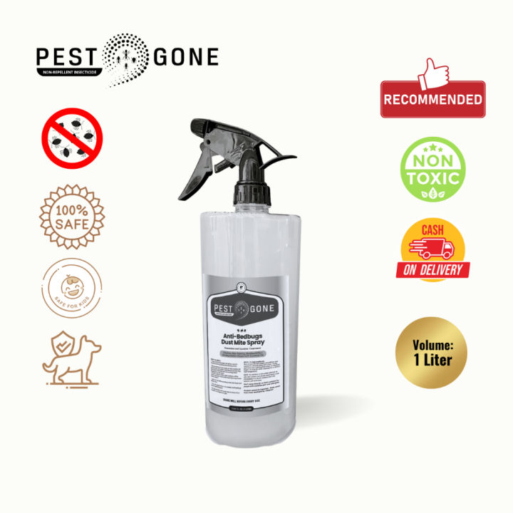 Pest Gone Bed Bugs Killer Spray, Dust Mite Surot Spray for Bed ...
