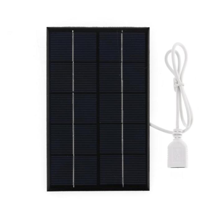 2W 5V Solar Panel Battery ChargerDIY Solar Module with USB Port Solar ...