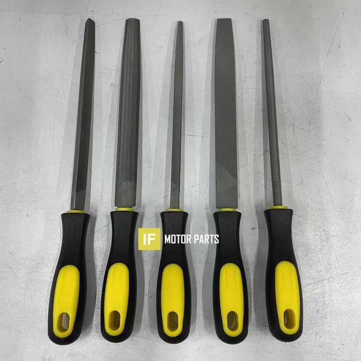 Steel File 200MM Hand File 8" HRC58-62 Triangle/Square/Flat/Half Round ...