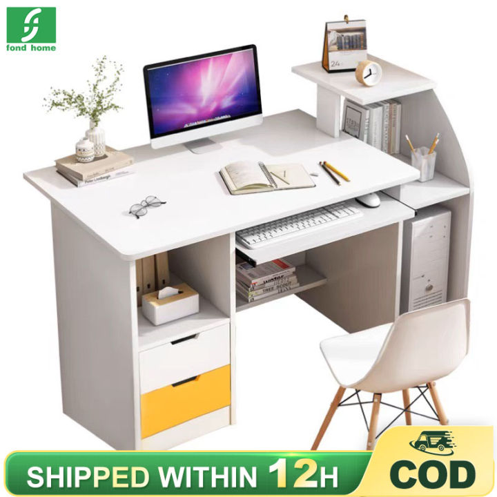 Computer Table with Shelf Study Table Game Table Writing Desk Home ...