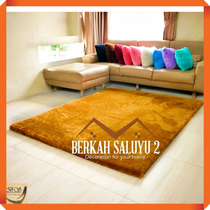 Karpet / ambal meja bulu rasfur uk 120x100x2.5cm karpet aesthetickarpet ...