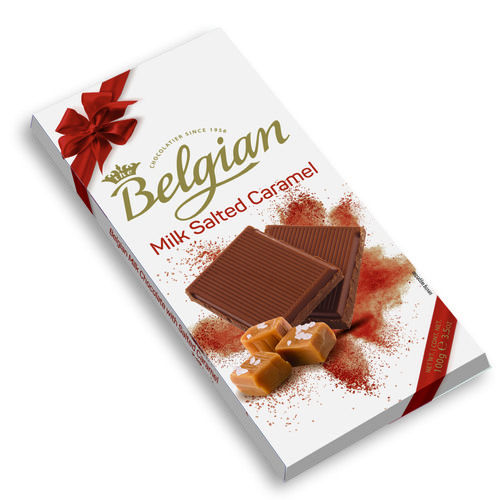 Belgian Milk with Salted Caramel chocolate bar 100g | Lazada