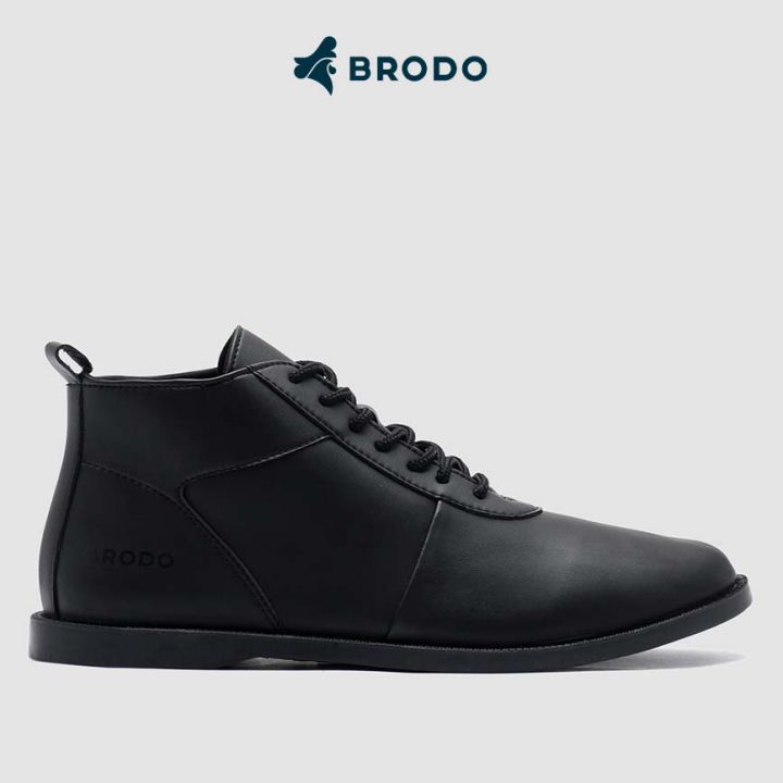 BRODO - Sepatu Pria Ventura Eco Full Black | Lazada Indonesia