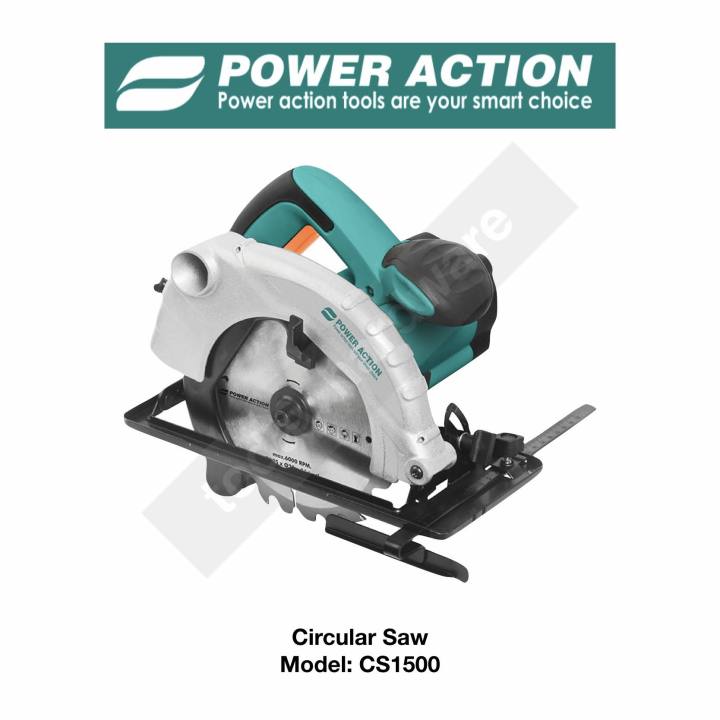 Power Action Circular Saw (CS1500) | Lazada