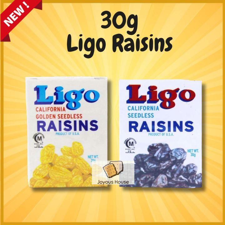 30g Ligo Raisins California Seedless / Golden Seedless Raisin | Lazada