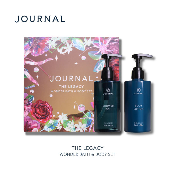 Journal Bath & Body Wonder Set: Shower Gel 250 ml + Body Lotion 250 ml ...