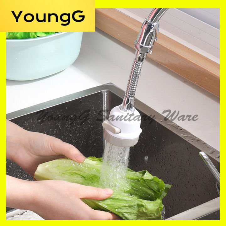 Kitchen High Pressure Water Filter Water Saving Device 3 Modes Faucet