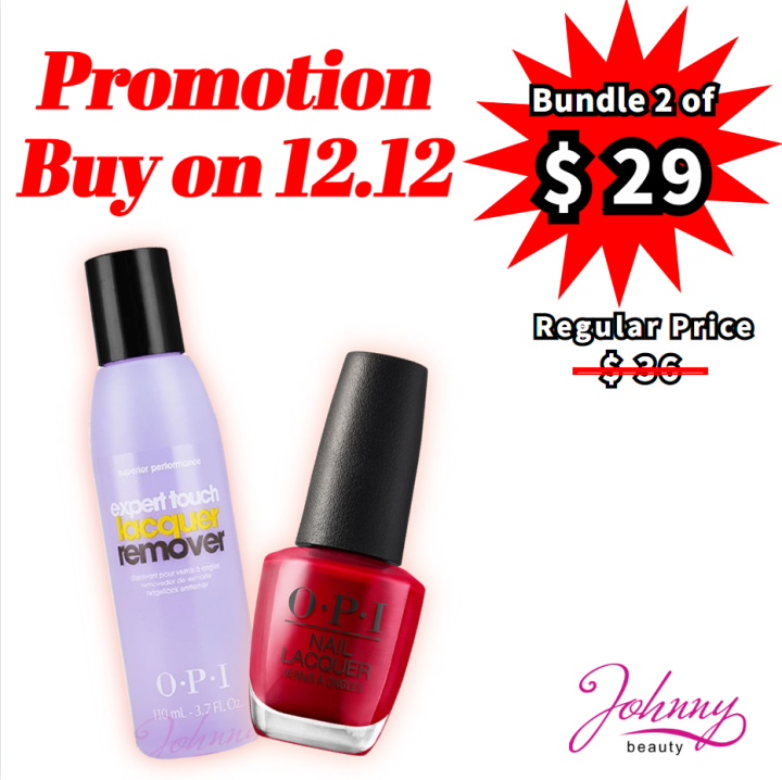 OPI Nail Polish + OPI Expect Touch Remover (Bundle 2 Promotion ...