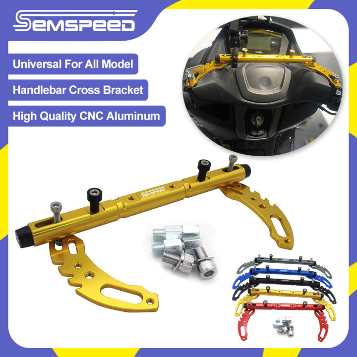 SEMSPEED 22mm Handle Bar Cross Handlebar Bracket Support For Honda ...