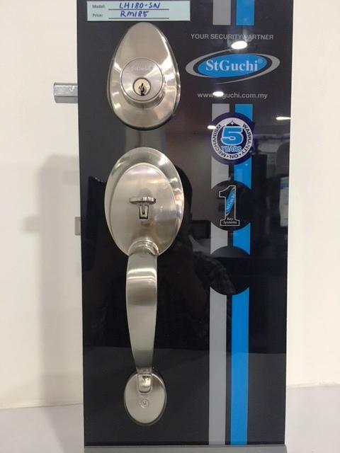 St Guchi Heavy Duty Entrance Handle Gripset Lock SGTH-180 | Lazada