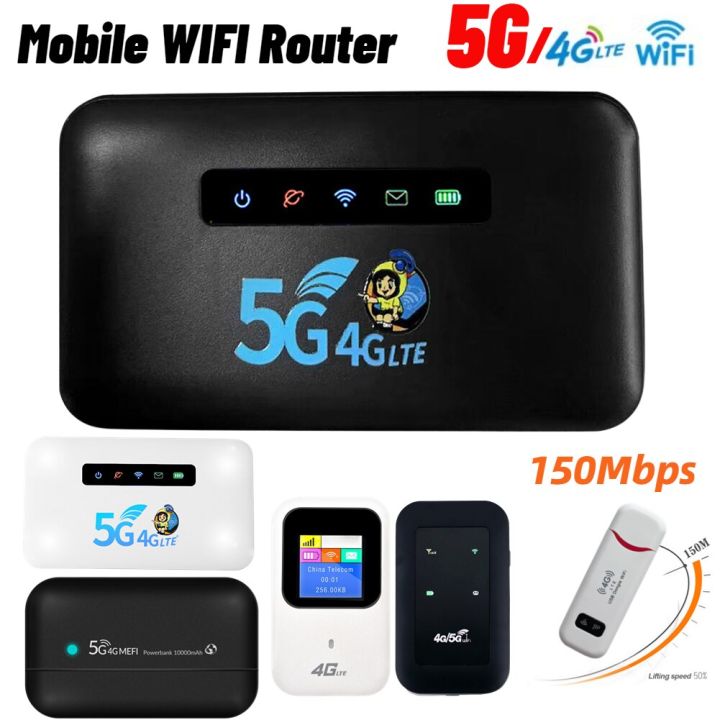 5G/4G Mobile WIFI Router 150Mbps 4G LTE Wireless Router With Sim Card ...